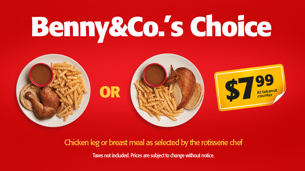 Promotions - Benny&Co. chicken & spare ribs restaurants