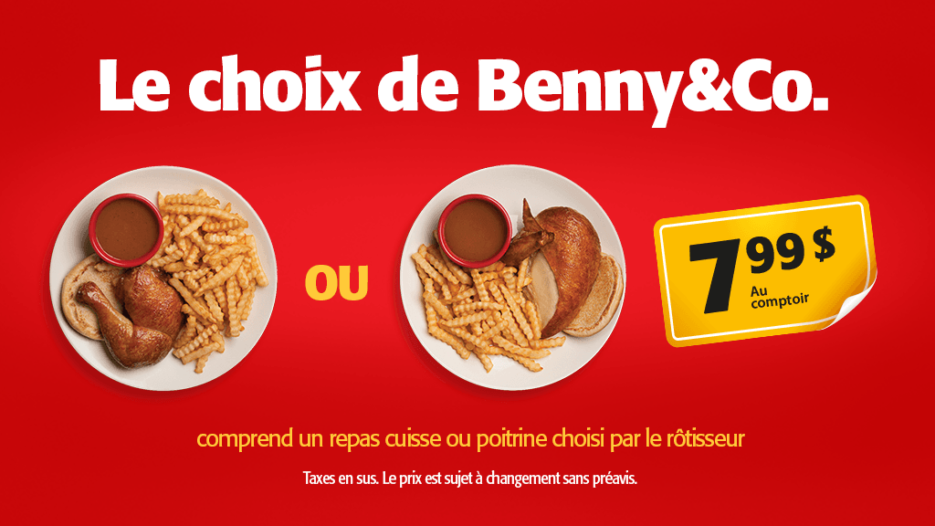 Promotions - Restaurants Benny&Co. poulet & côtes levées