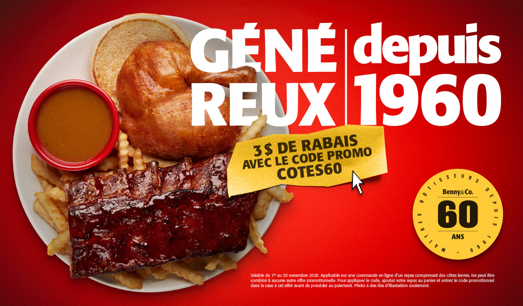Promotions - Restaurants Benny & Co. poulet & côtes levées