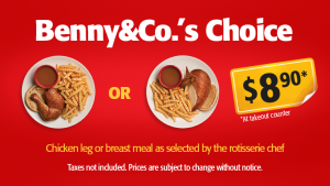 Promotions - Benny & Co. chicken & spare ribs restaurants