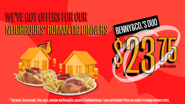 Promotions - Benny & Co. chicken & spare ribs restaurants